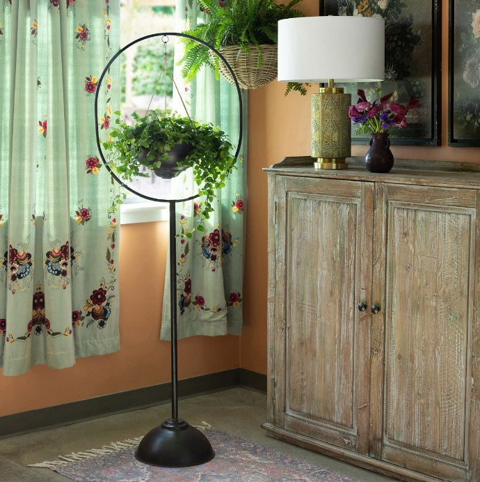 Spherical Iron Plant Stand - Local Pick Up ONLY – High Cotton Decor